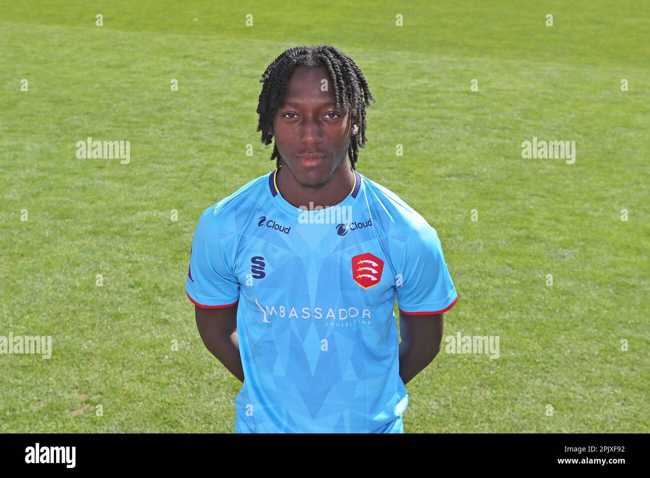 Jamal Richards in Royal London One Day Cup kit during the Essex CCC ...