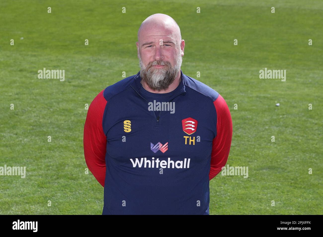 Batting Coach Tom Huggins during the Essex CCC Press Day at The Cloud ...
