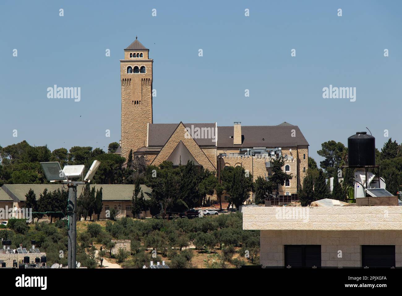 Mount scopus jerusalem tower hi-res stock photography and images - Alamy