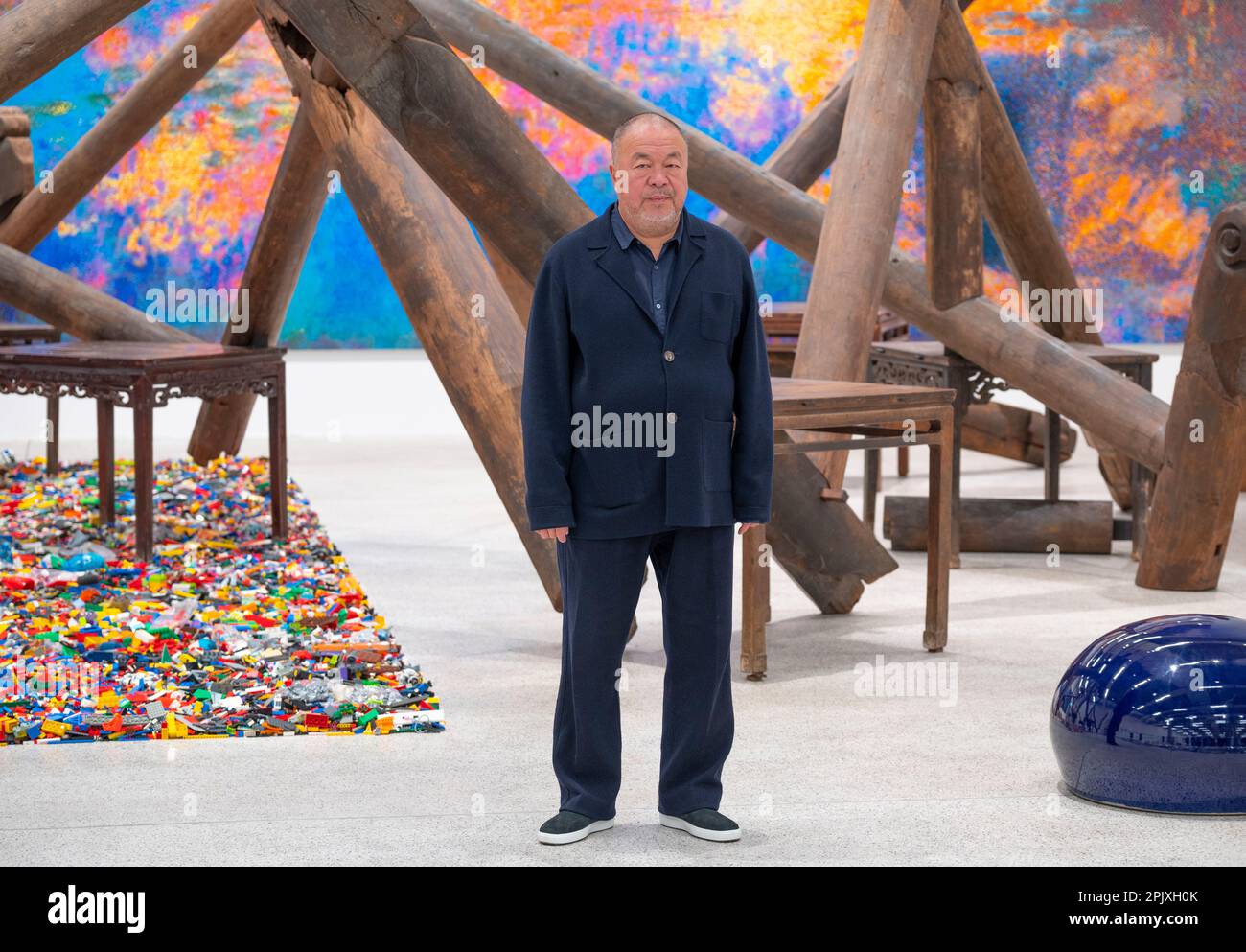 Design Museum, London, UK. 4th Apr, 2023. Artist Ai Weiwei unveils his major new exhibition at ...