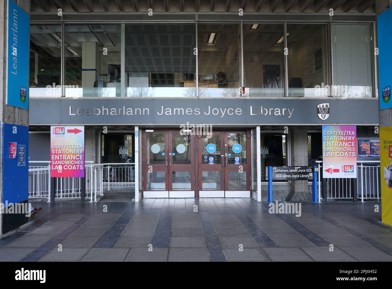 The library of University College, Dublin, named after James Joyce, one ...