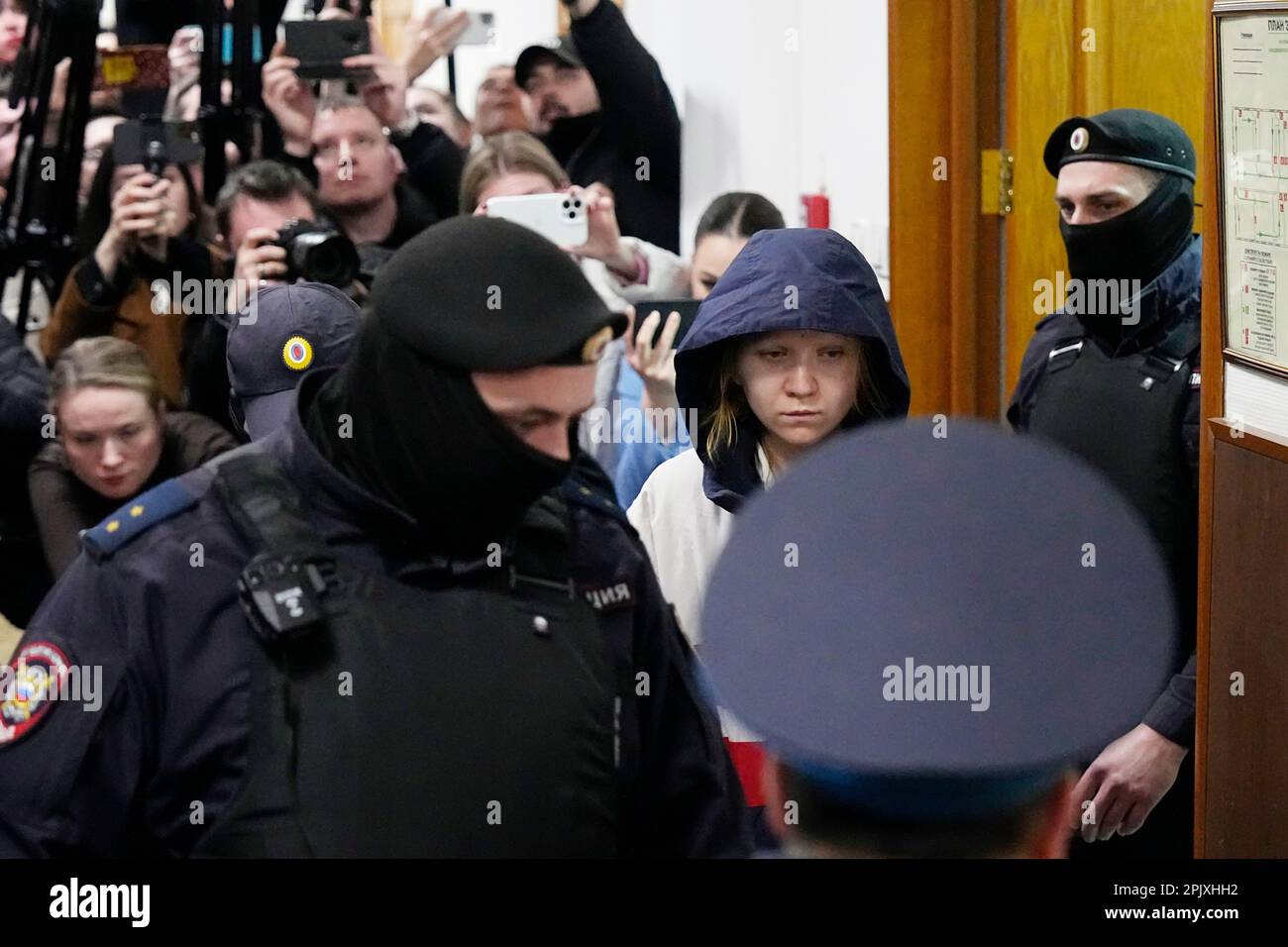 Darya Trepova, a 26-year-old St. Petersburg resident suspected of ...