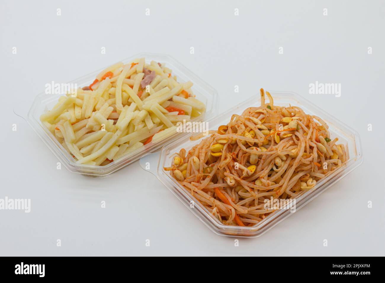 A variety of Korean side dishes that look appetizing Stock Photo - Alamy