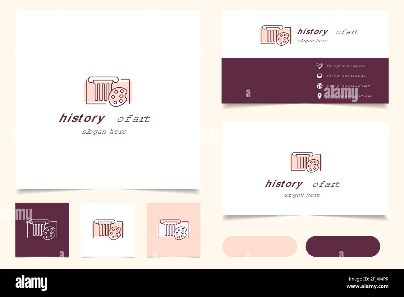 History Logo Design Template