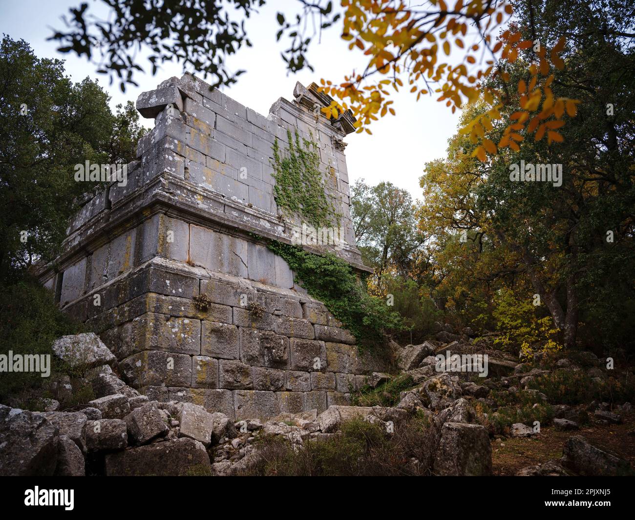 Autumn walk by Termessos Ancient City, Turkey. Turkeys most outstanding ...