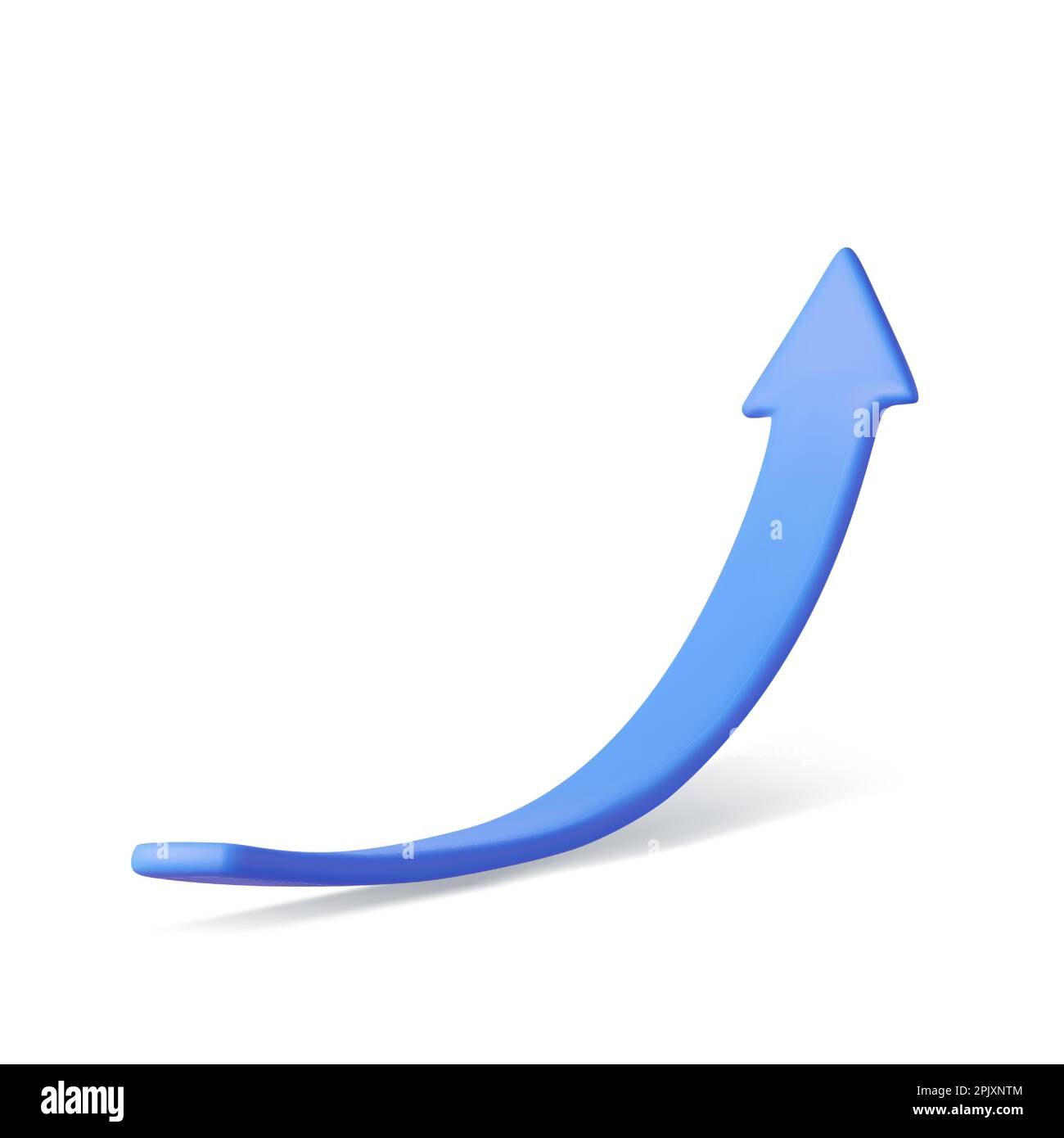 3d Growing blue Arrow up Stock Vector Image & Art - Alamy