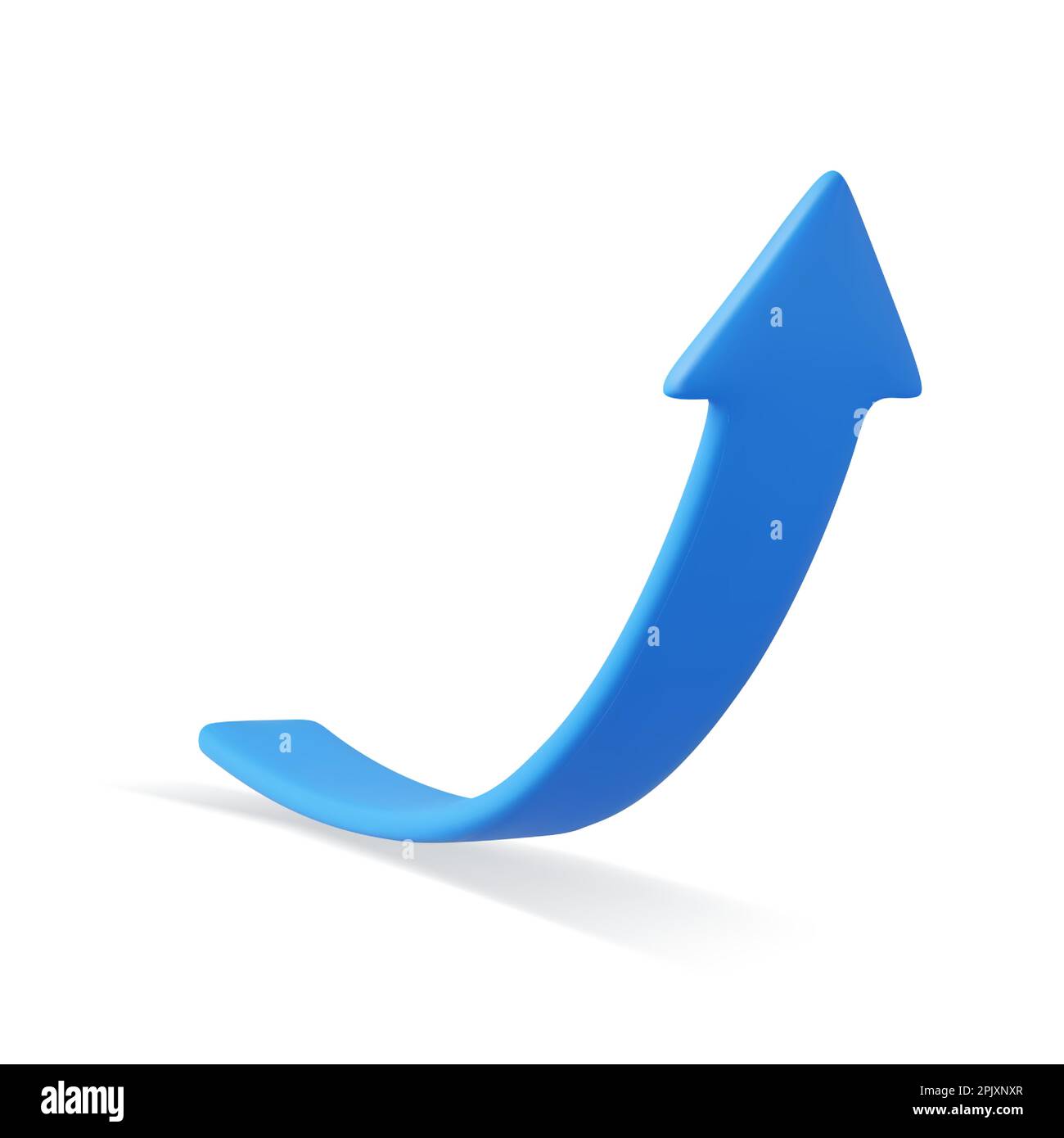3d Growing blue Arrow up Stock Vector Image & Art - Alamy