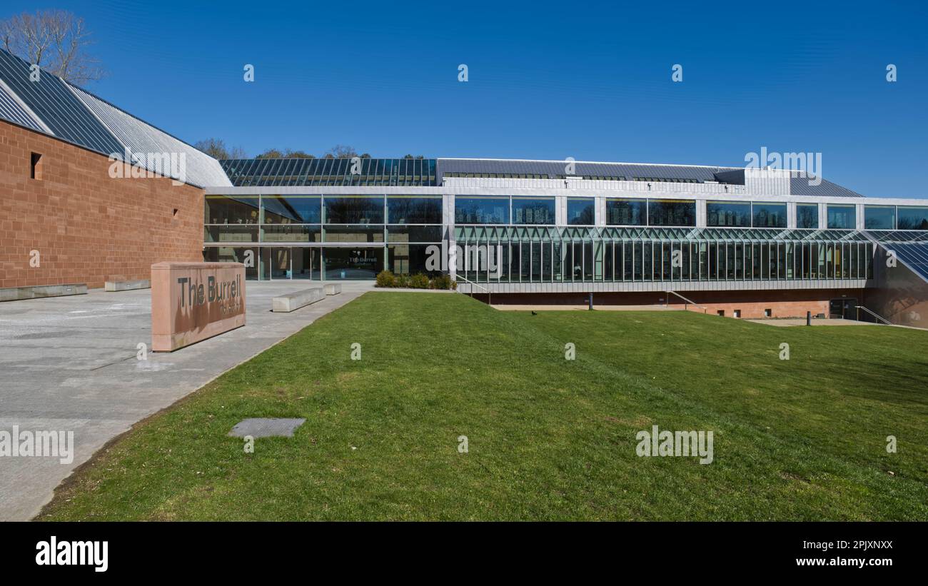 The Burrell Collection, Pollok Country Park, Glasgow,Scotland,UK Stock ...
