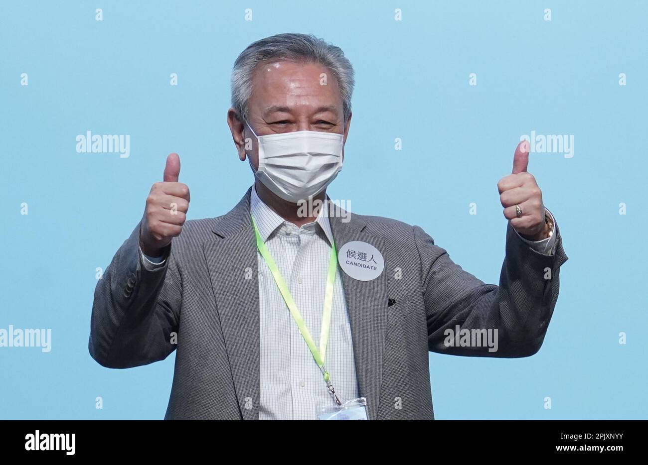 Frankie Yick Chi-ming, winner of Transport of Functional Constituencies ...