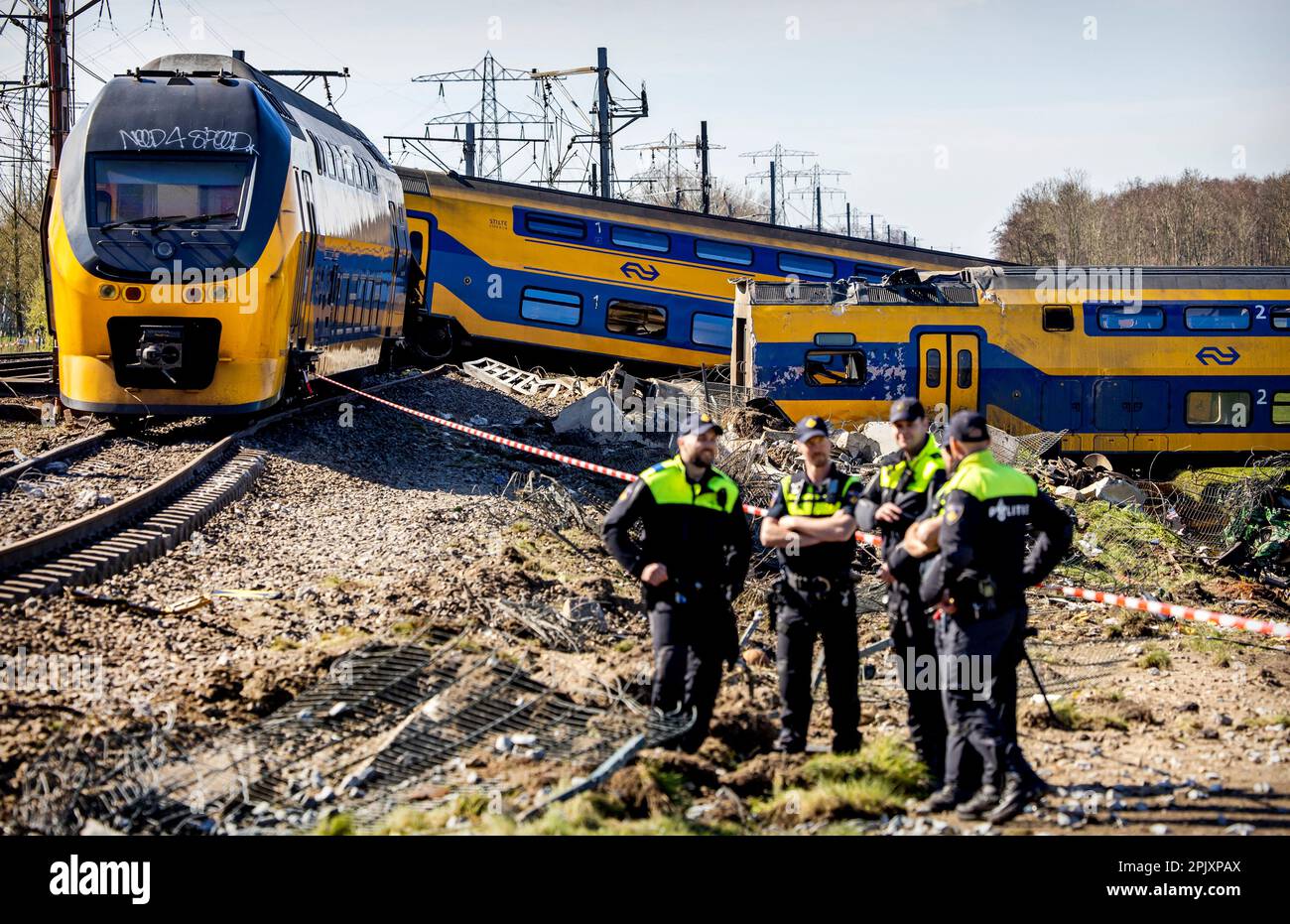 VOORSCHOTEN, Netherlands - 04/04/2023, King Willem-Alexander the ...
