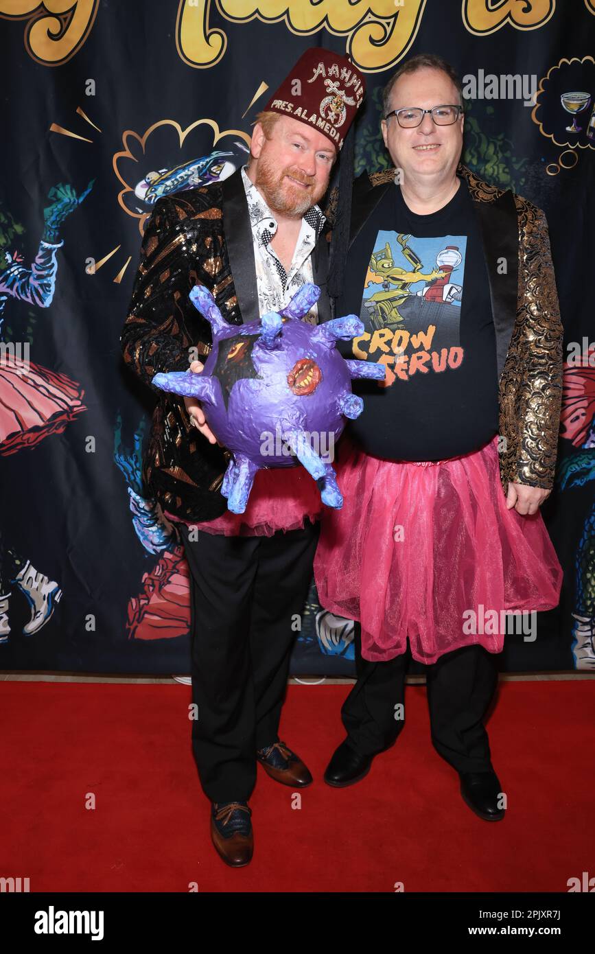 Los Angeles, California, USA. 2nd April, 2023. Greg Tally and Philip ...