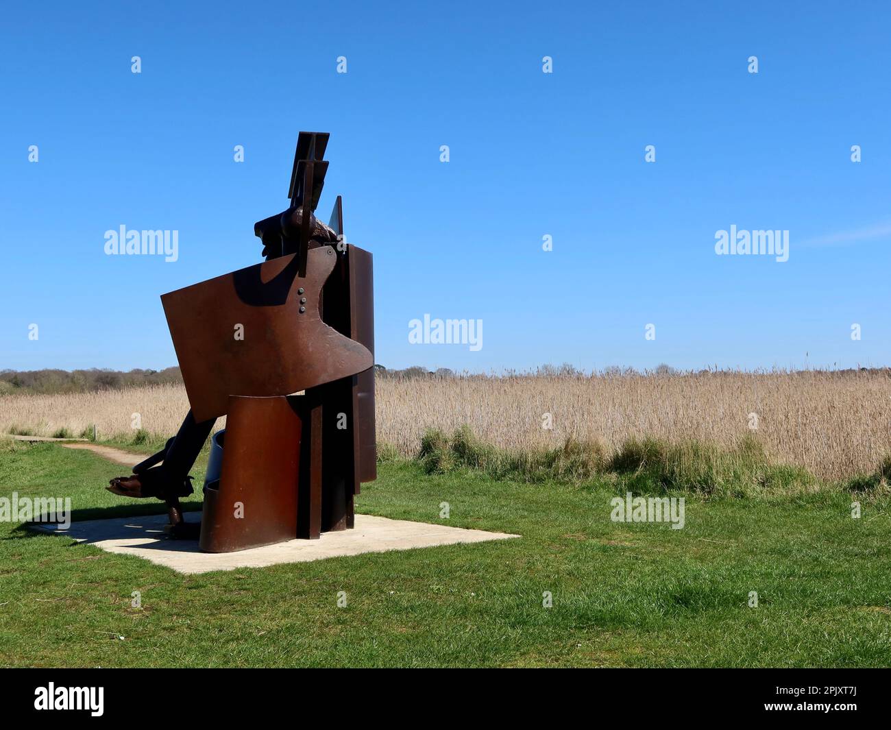Snape Maltings, Suffolk, UK - 4 April 2023 : Bright sunny spring day at ...