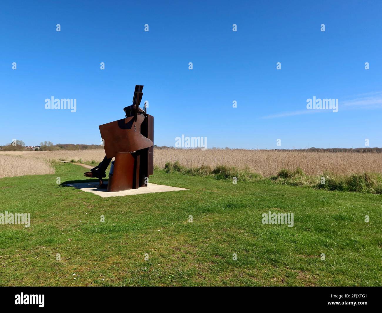 Snape Maltings, Suffolk, UK - 4 April 2023 : Bright sunny spring day at ...