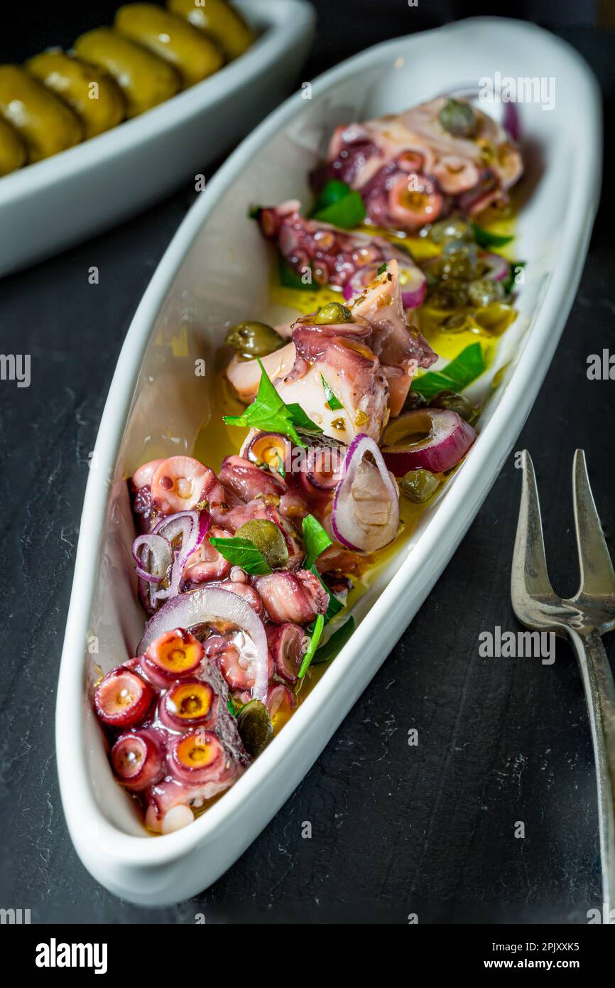 Octopus tapas hi-res stock photography and images - Alamy