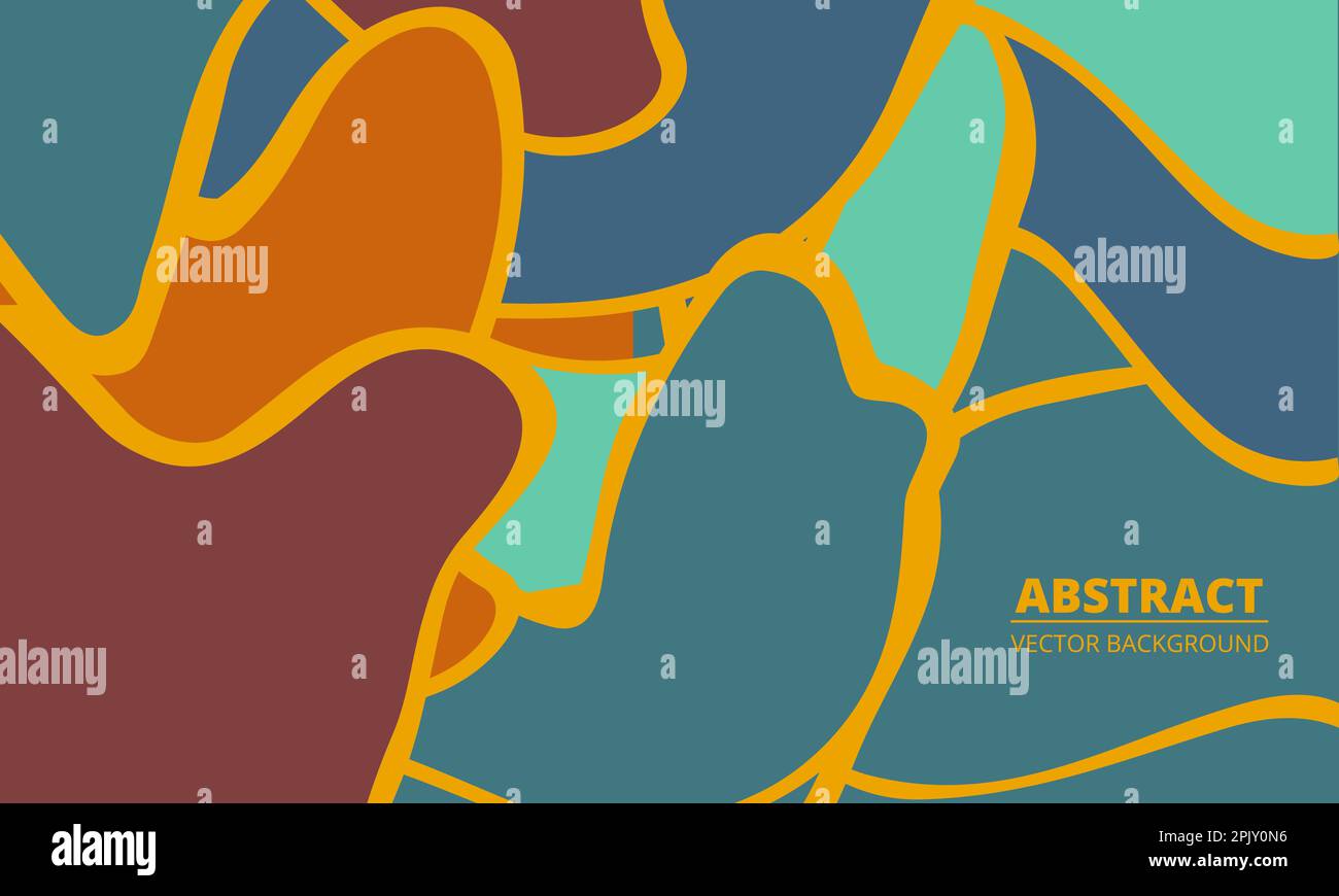 Colorful flat abstract background with colored geometric elements ...