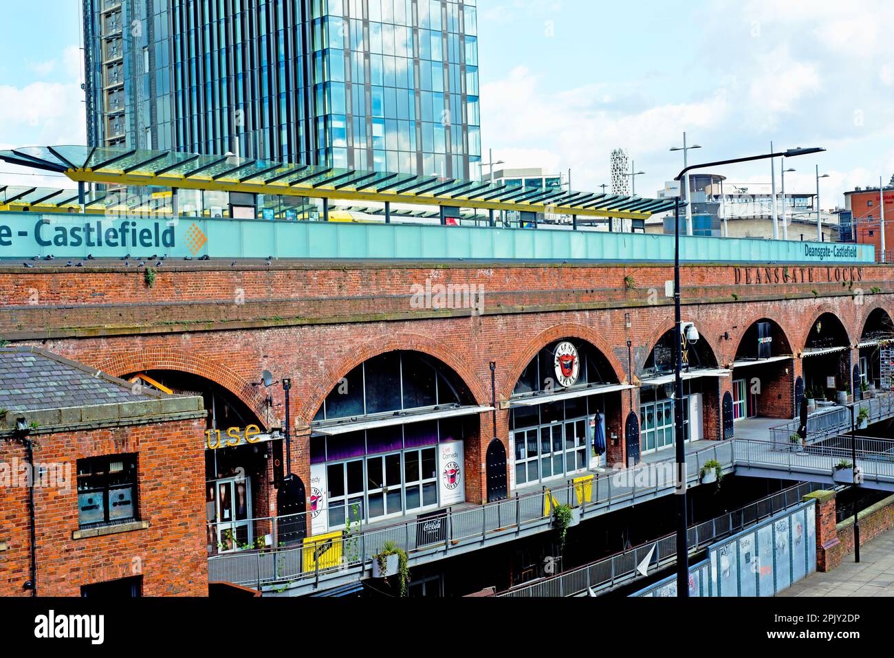 Deansgate, Castlefield, Manchester, Lancashire, England Stock Photo - Alamy