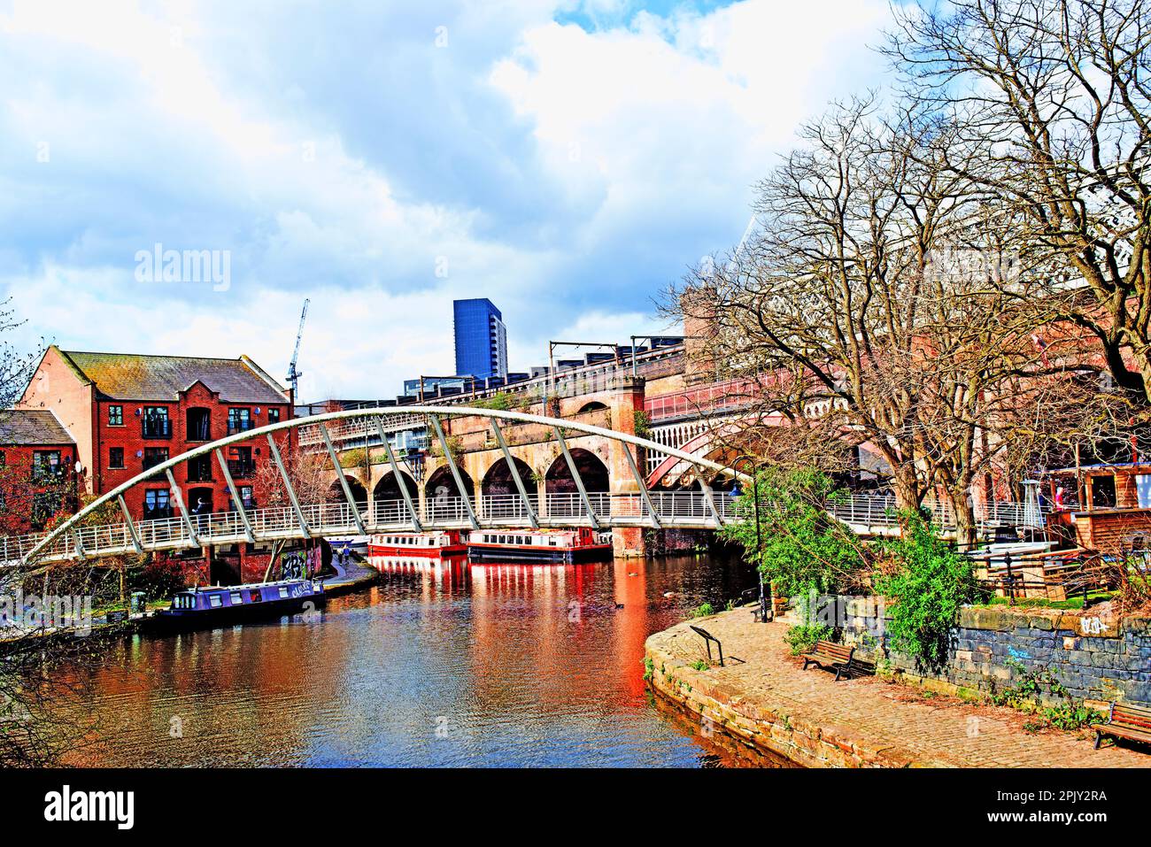 The Wharf, Castlefield, Manchester, Lancashire, England Stock Photo - Alamy