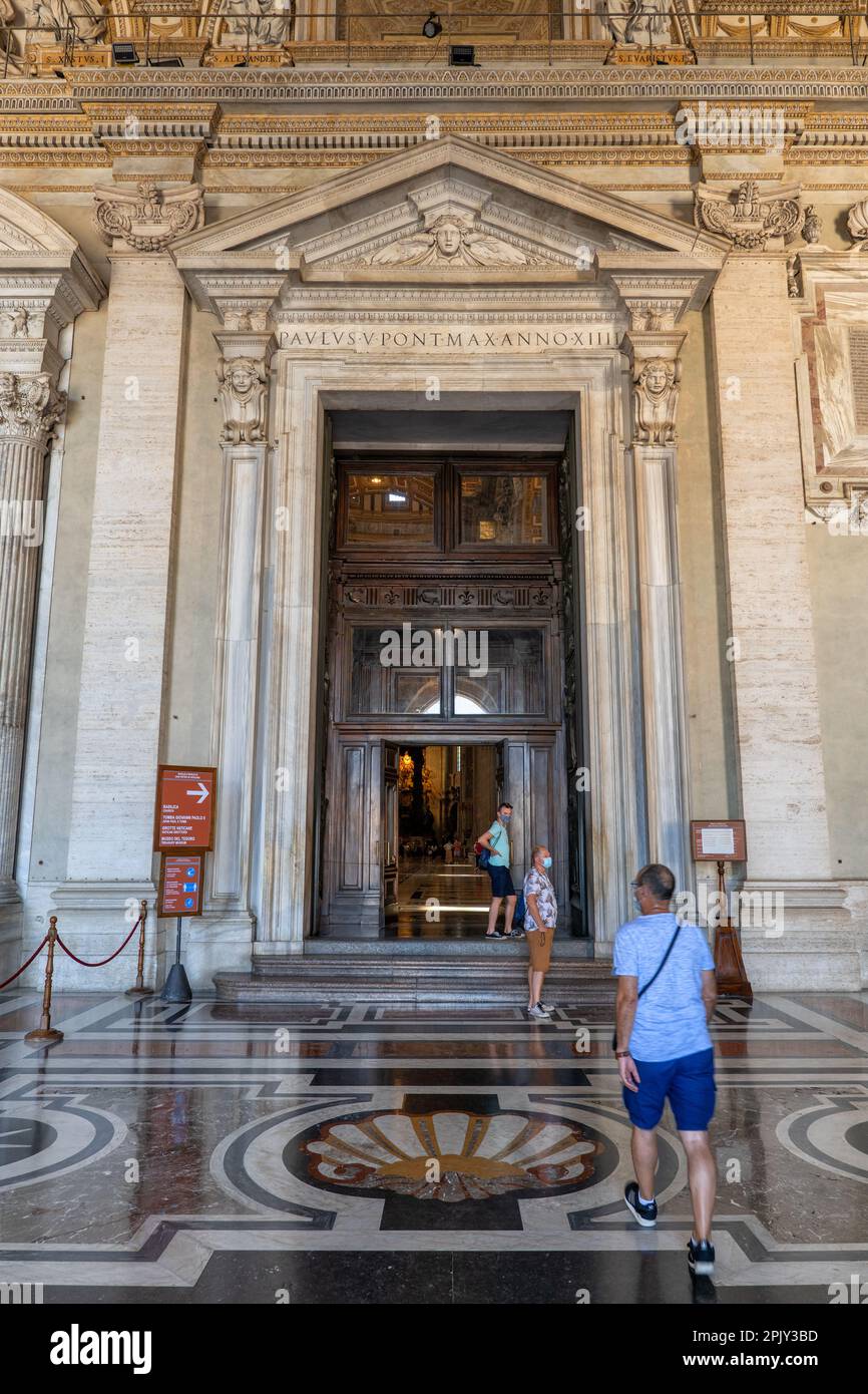 The Door of Good and Evil, entrance to St Peter Basilica in Vatican ...