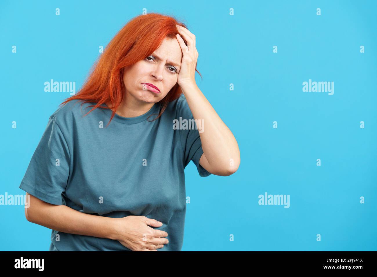 Discomfort uncomfortable human face hi-res stock photography and images ...