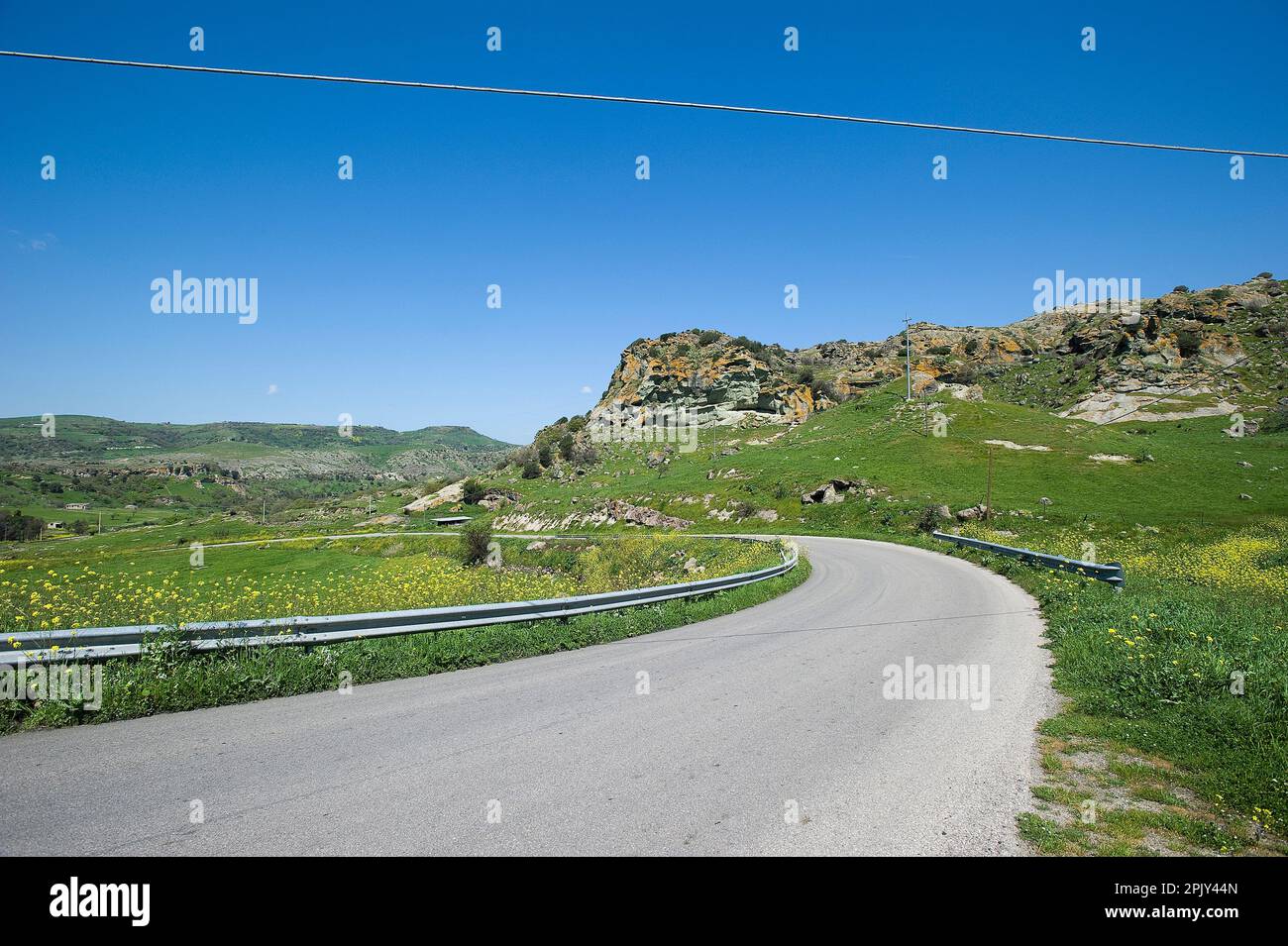 Valle dei vulcani. Logudoro meilogu. Bonorva. SS, Sardegna. Italy Stock ...