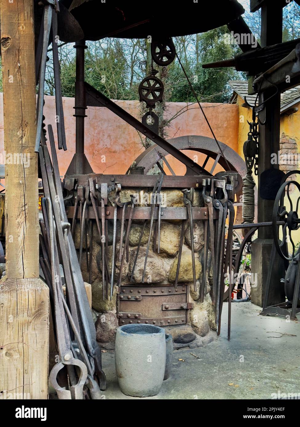 Old blacksmith tools hi-res stock photography and images - Alamy