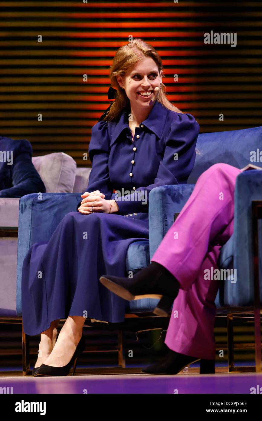 EDITORIAL USE ONLY Ambassador of Made By Dyslexia, Princess Beatrice at ...