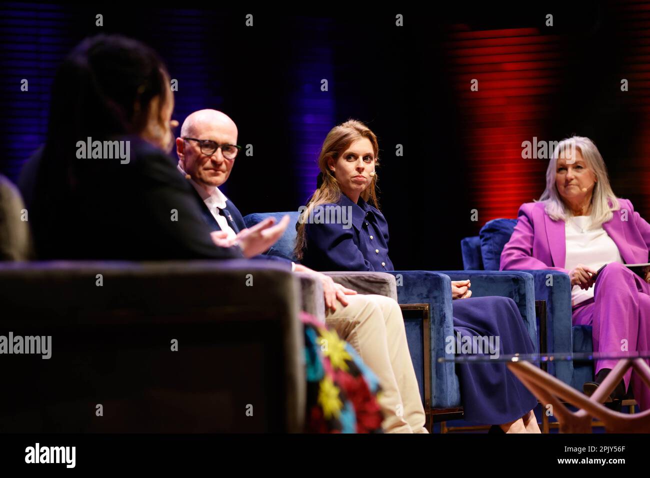 EDITORIAL USE ONLY (Left to right) Scientist, Dr. Maggie Aderin-Pocock ...