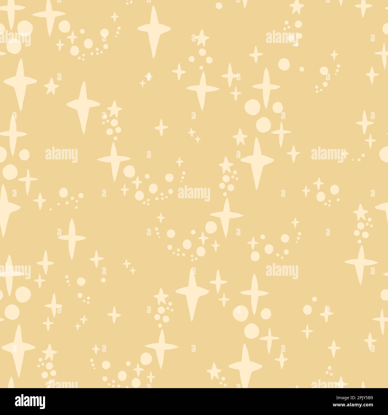 Seamless pattern with stars and circles. Delicate pattern.Vector stock ...