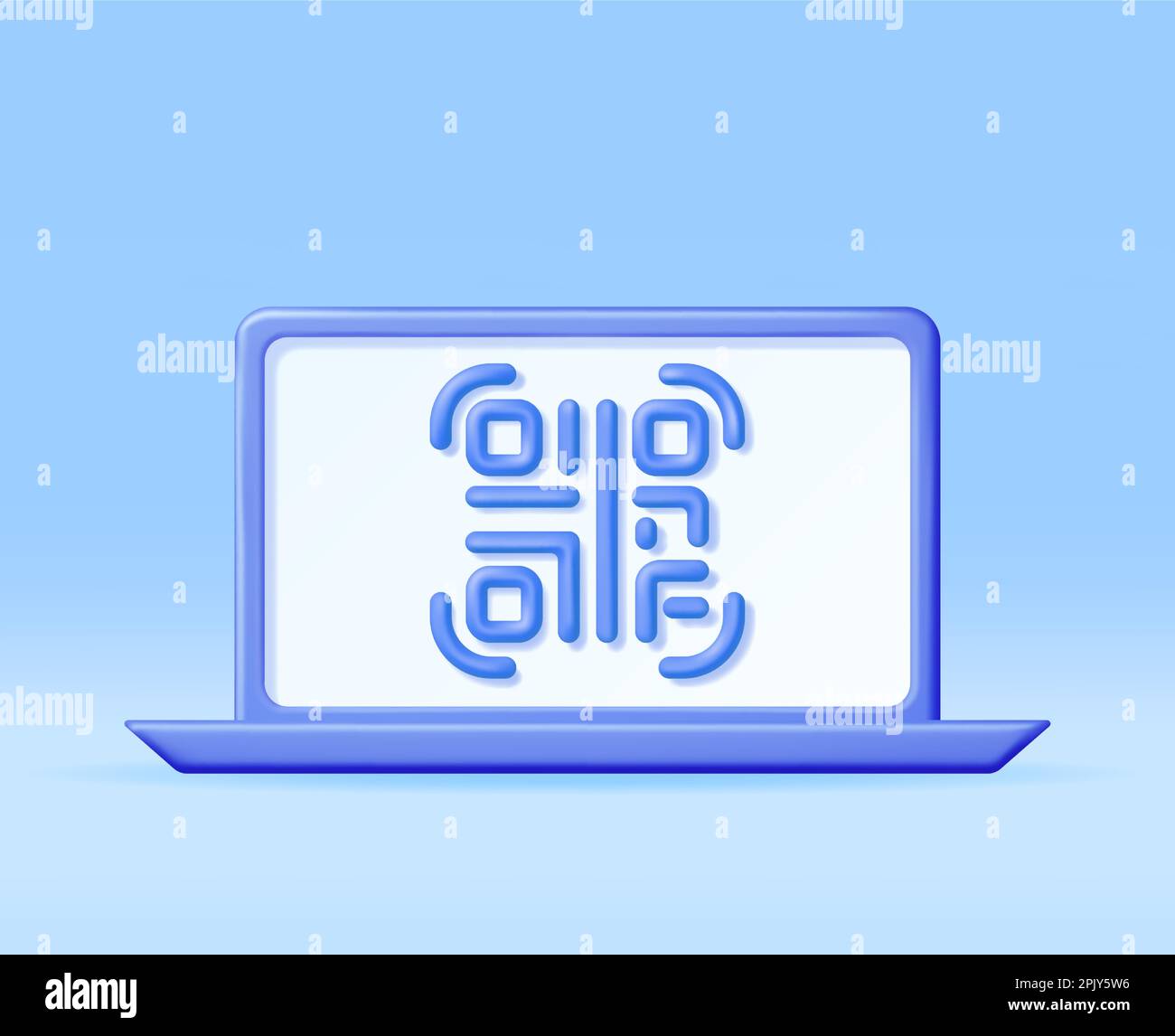 Verification code laptop smartphone Stock Vector Images - Alamy
