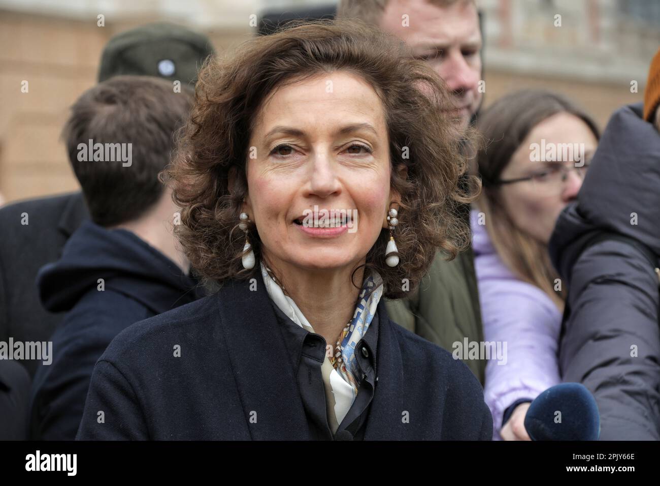 ODESA, UKRAINE - APRIL 4, 2023 - UNESCO Director-General Audrey Azoulay ...