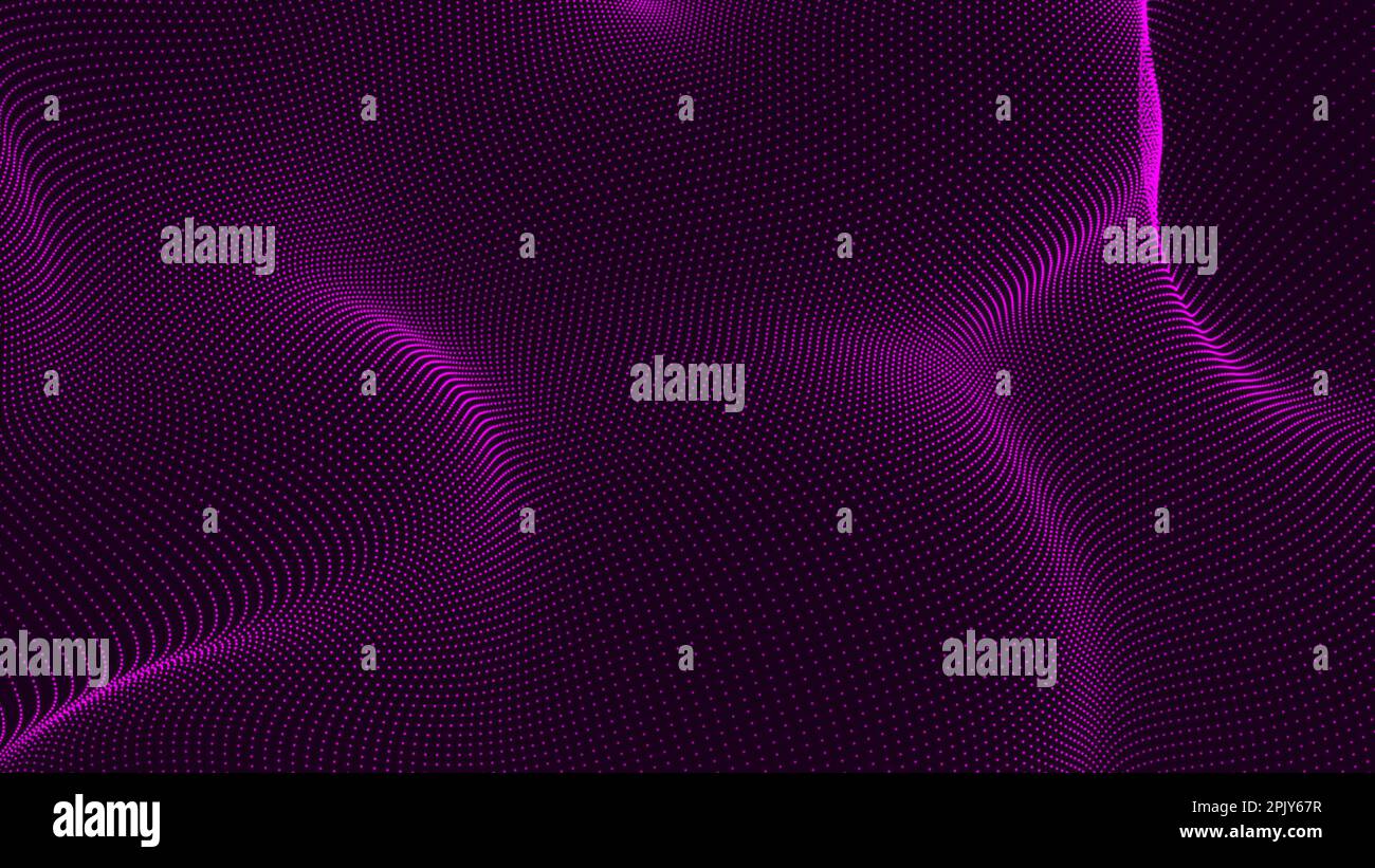 Geometric Abstract Background With Connected Lines And Dots Molecule