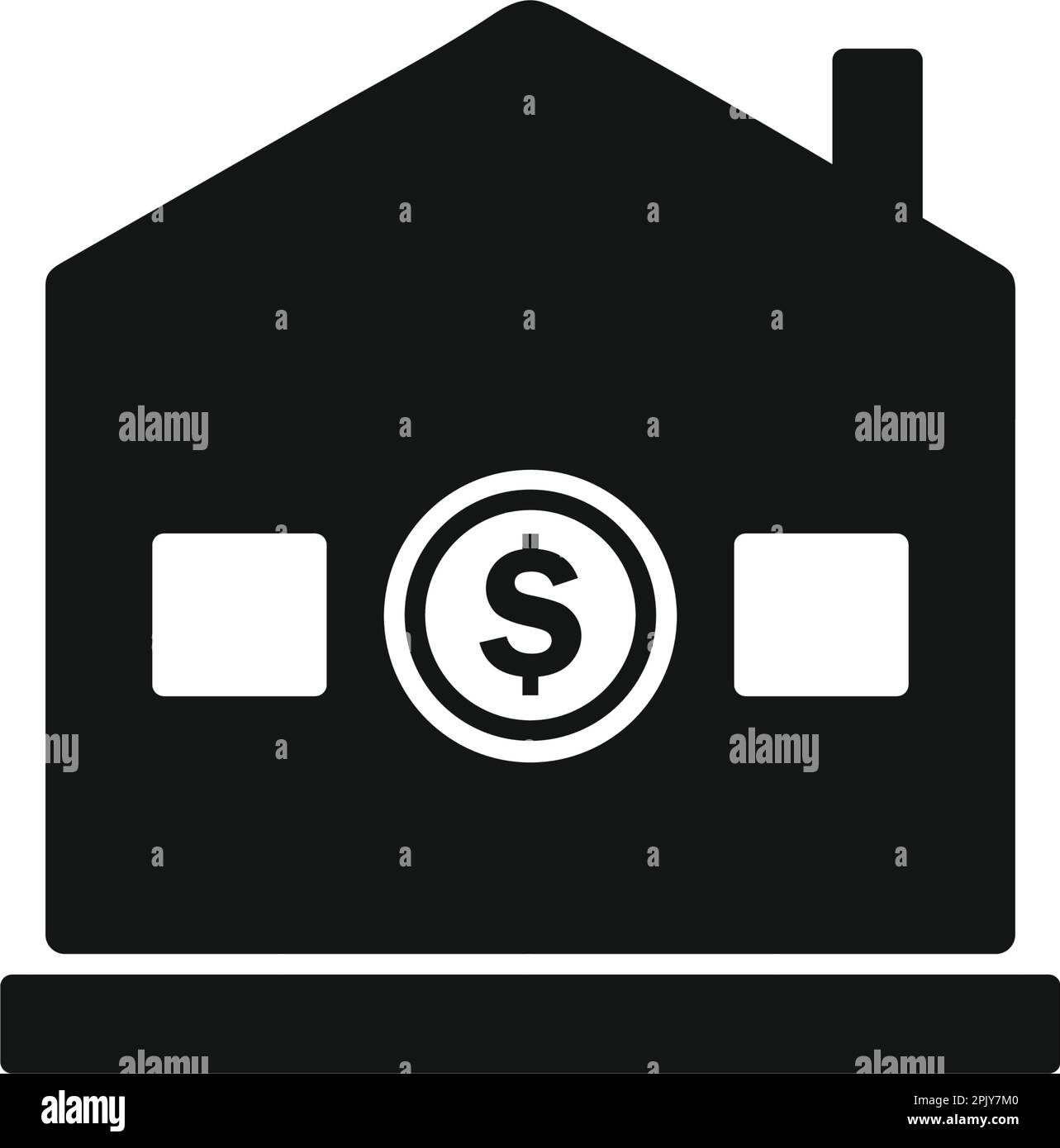 Bank icon. Editable Vector EPS Symbol Illustration Stock Vector Image ...