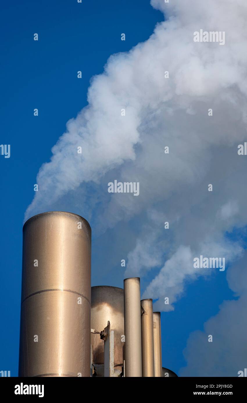 Smoke pouring from chimney hi-res stock photography and images - Alamy