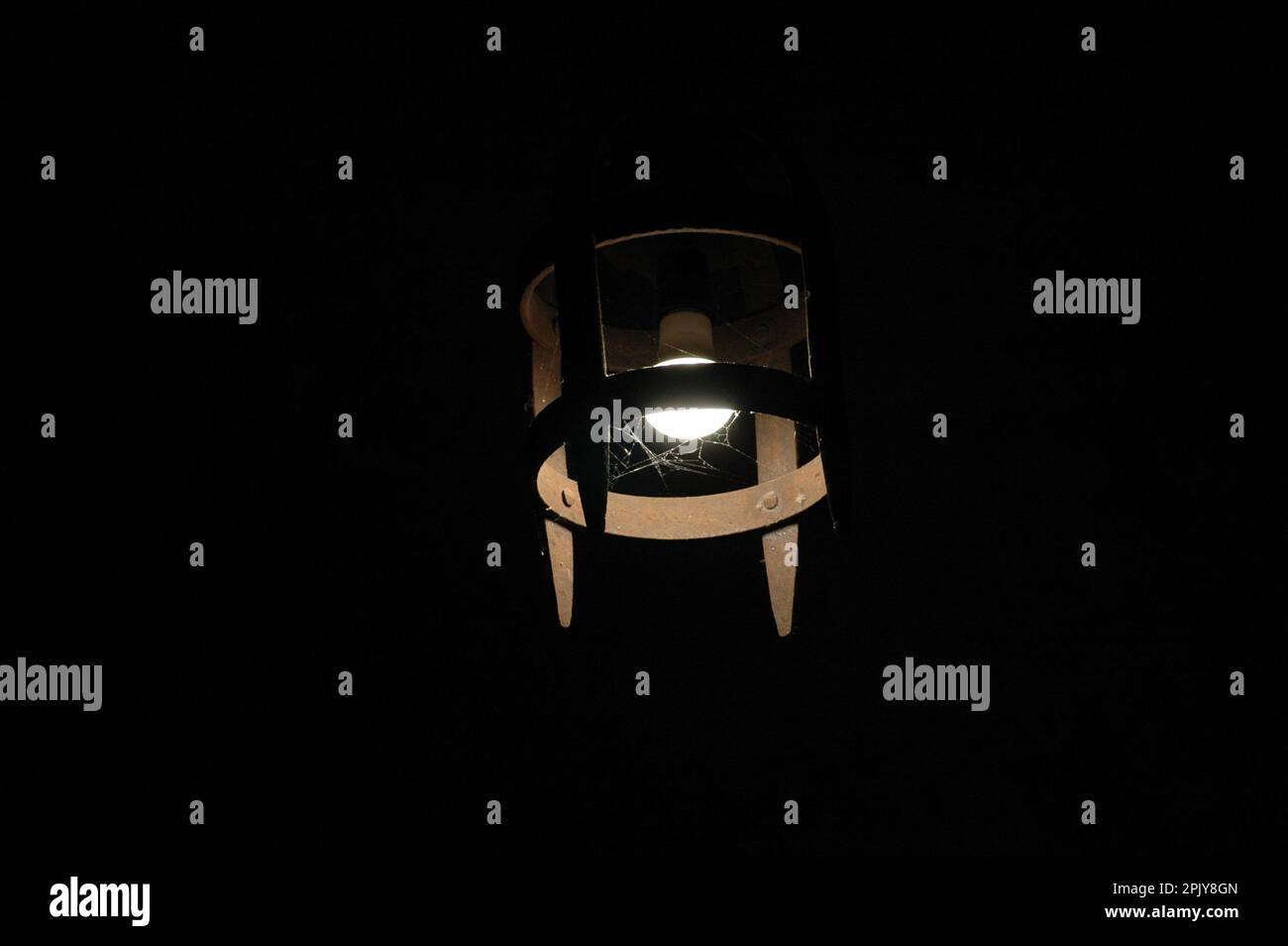 lights that reproduce the luminosity of the friars' cells Stock Photo ...