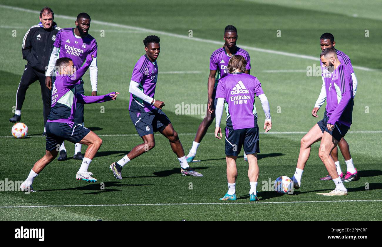 Ciudad Deportiva Valdebebas, Madrid, Spain. 4th Apr, 2023. Spanish Copa ...