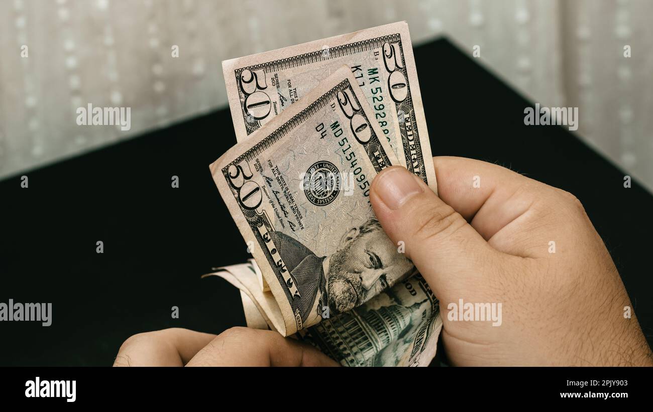 US dollar currency. USD inflation, US money Stock Photo - Alamy