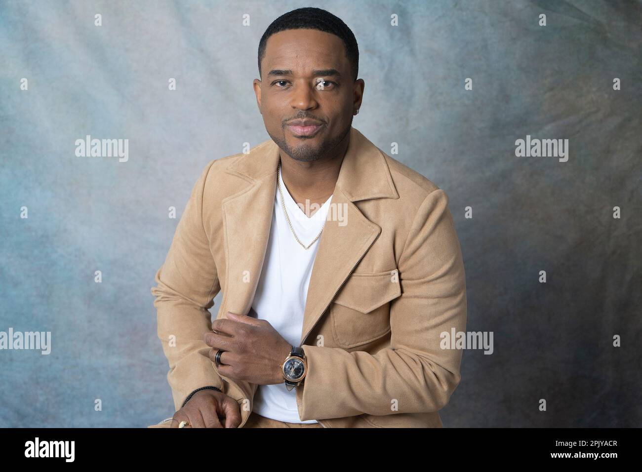 Larenz Tate poses for a portrait on Thursday, March 16, 2023, in New ...