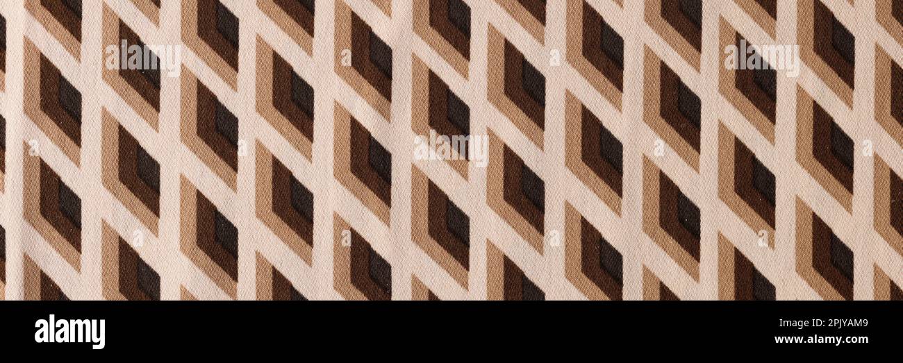 Silk fabric in soft beige color with rhombuses 3d print Stock Photo - Alamy
