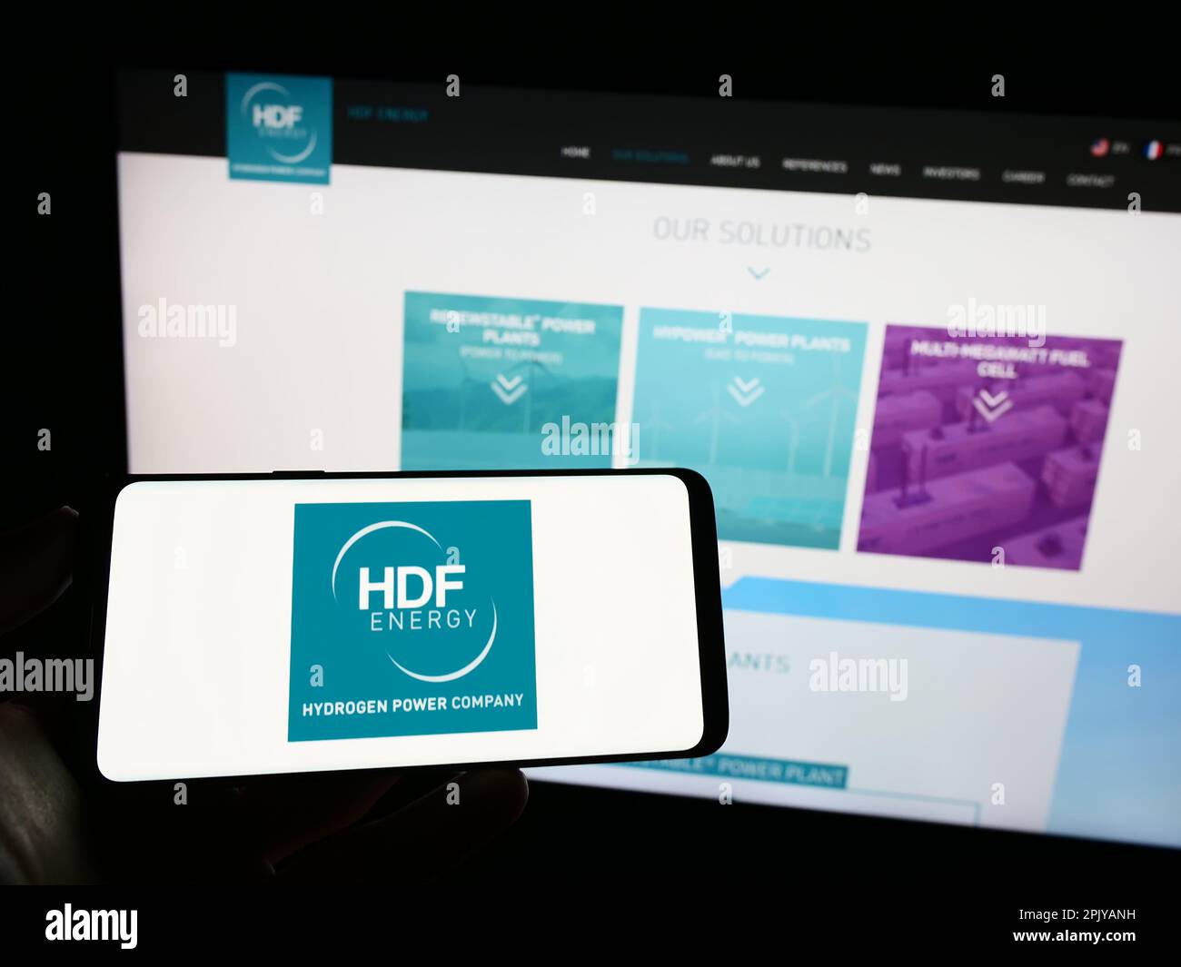 Hdf business company logo hi-res stock photography and images - Alamy
