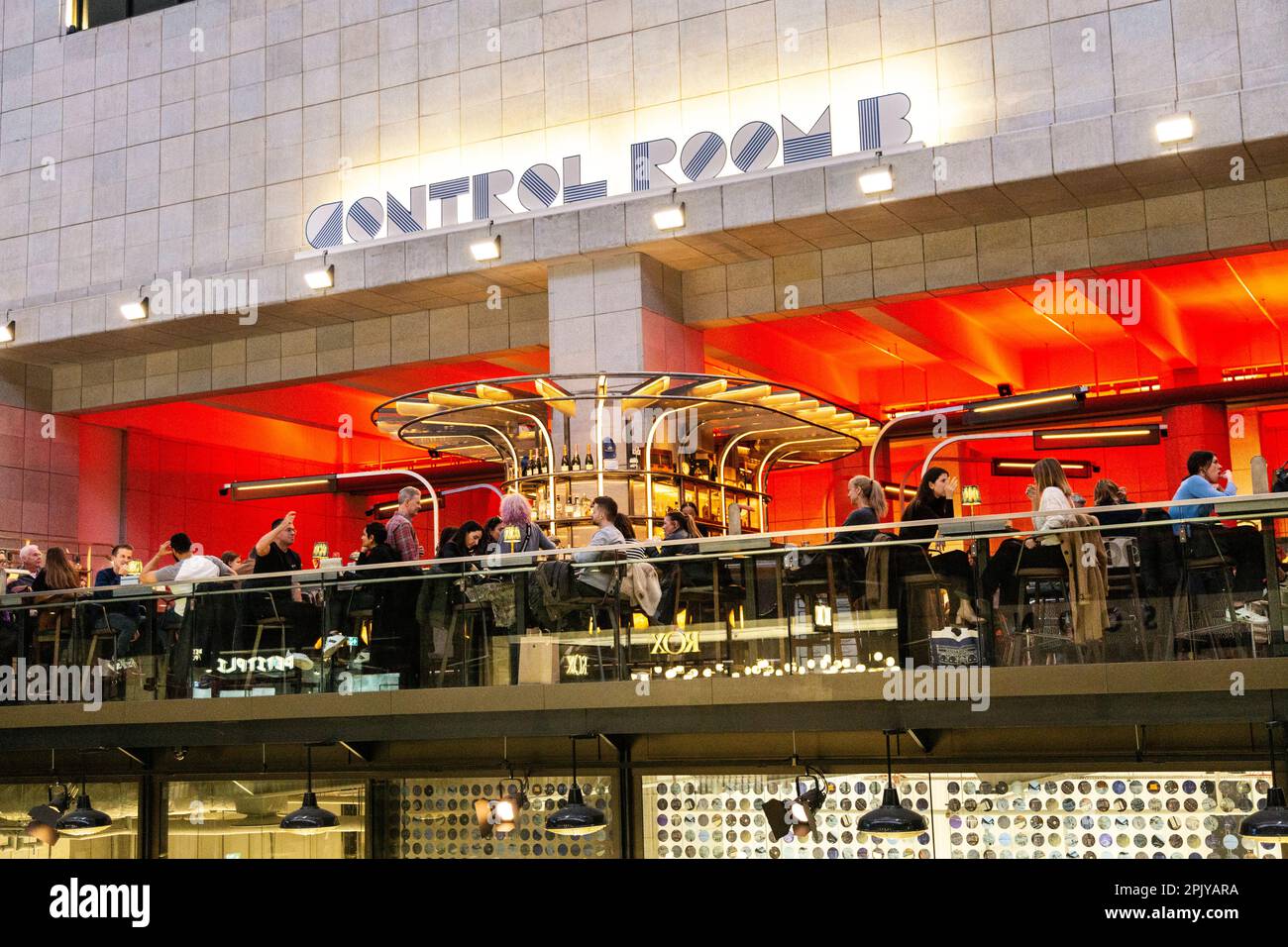 All day bar Control Room B at the Battersea Power Station, London, UK ...