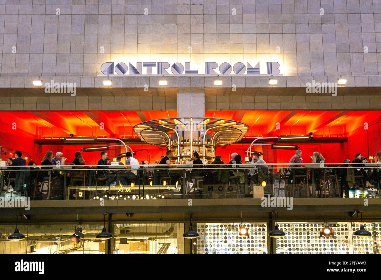 All day bar Control Room B at the Battersea Power Station, London, UK ...
