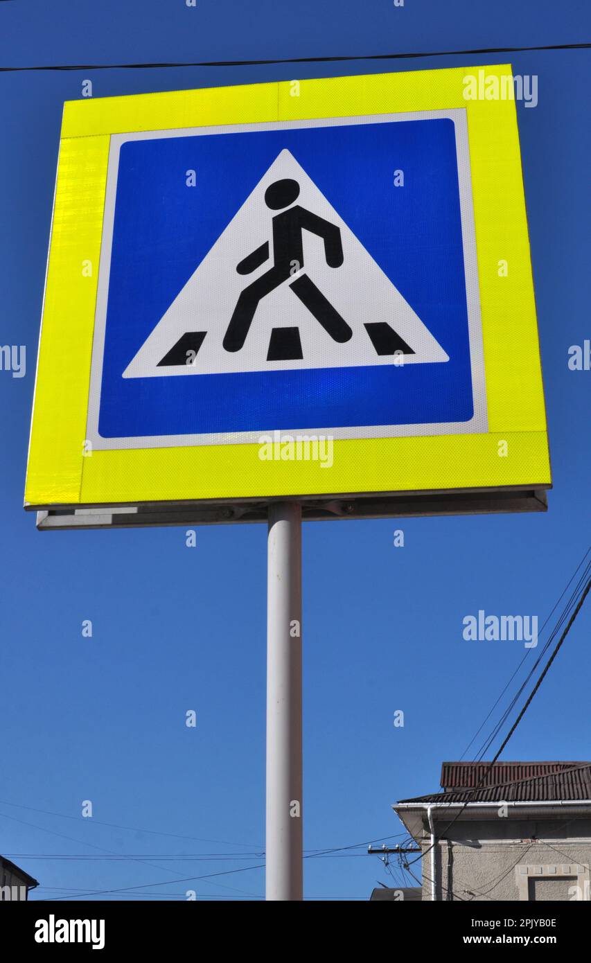 Road sign. Graphic drawing to communicate information to road users ...