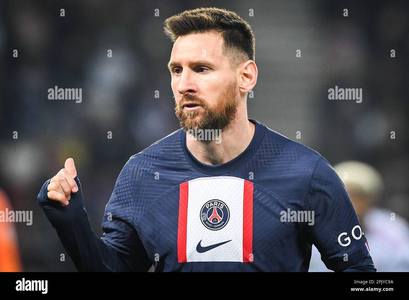 Lionel (Leo) MESSI of PSG during the French championship Ligue 1 ...