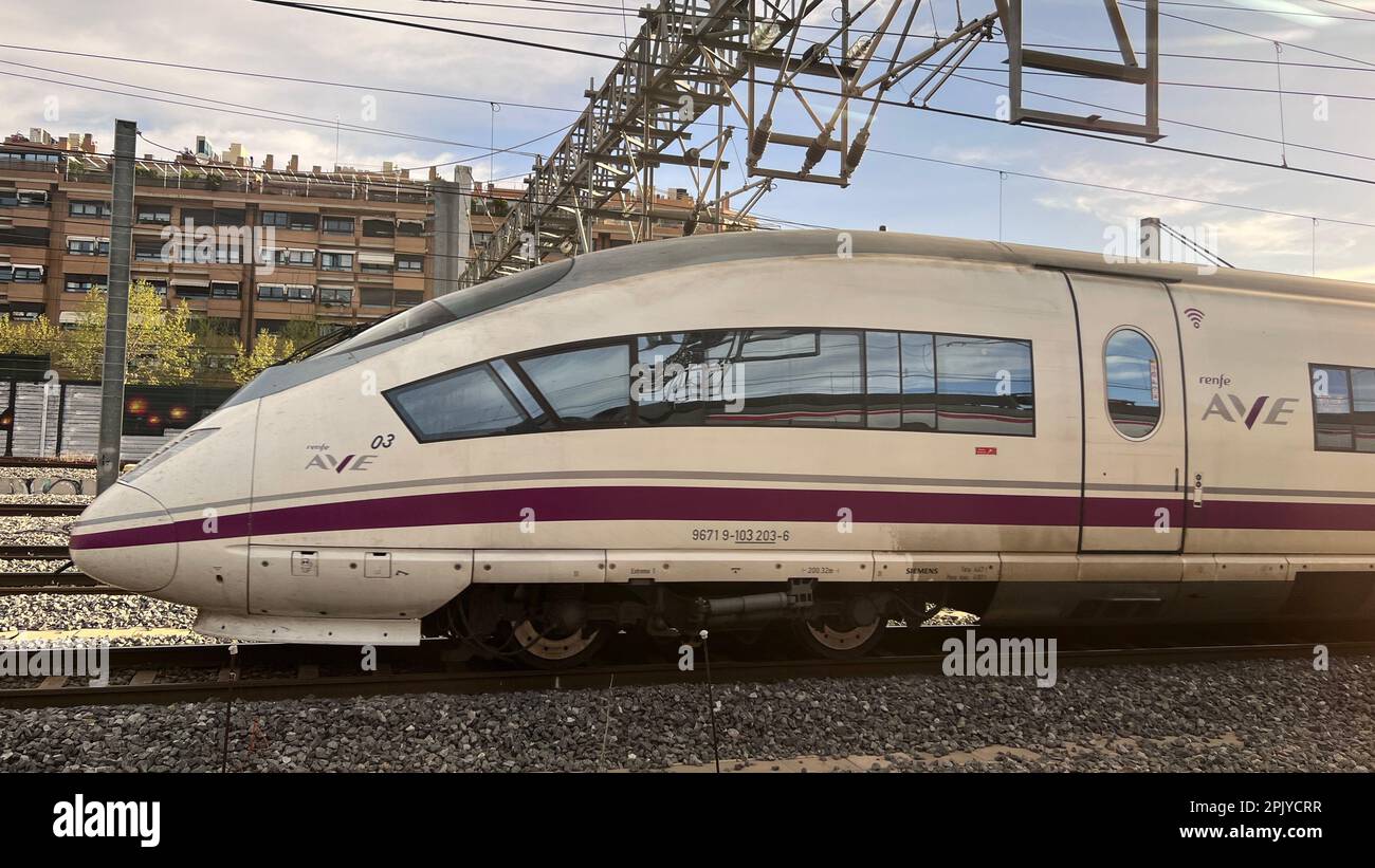 Renfe ave logo hi-res stock photography and images - Alamy