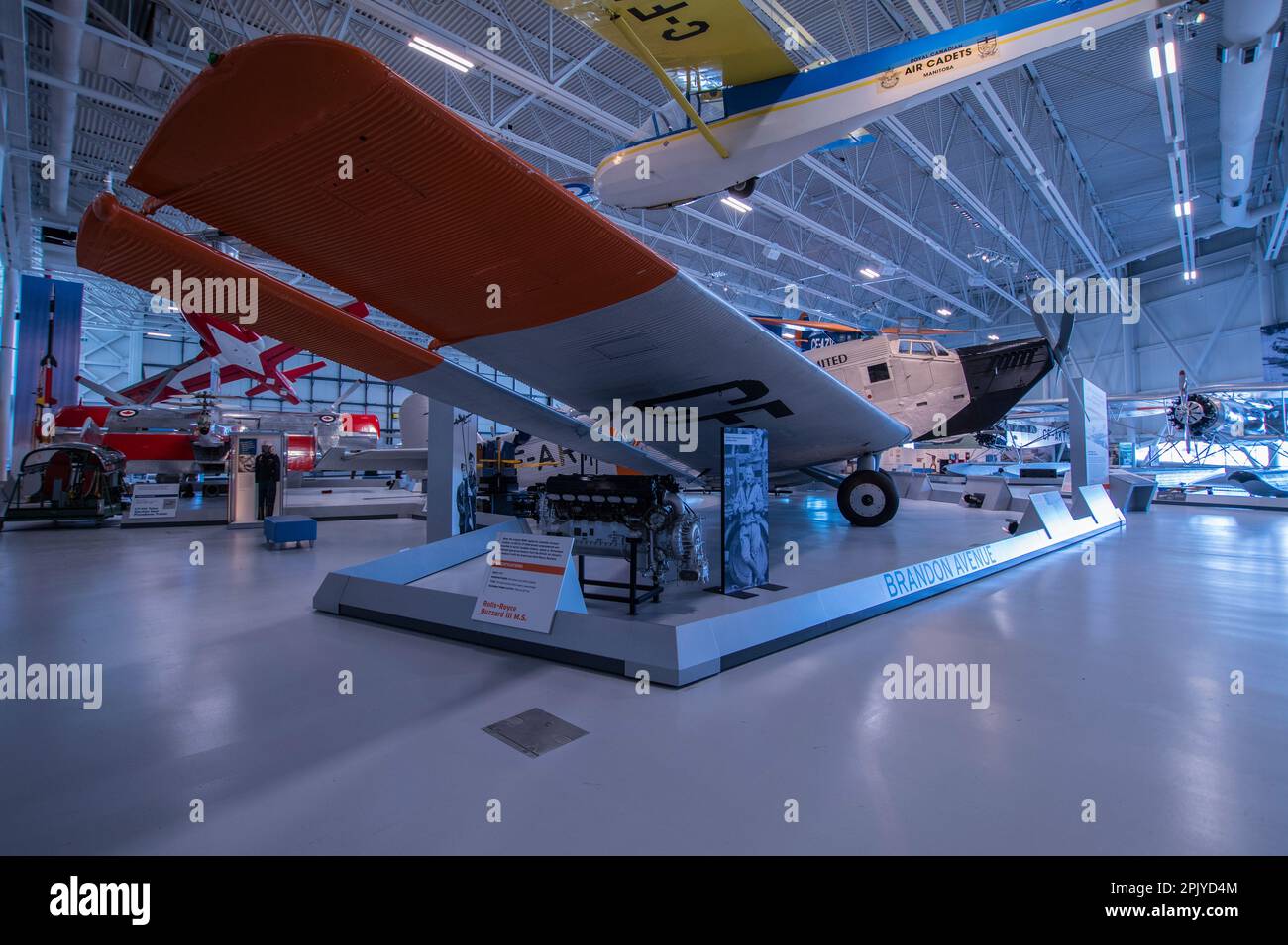 Junkers Ju-52/1m flying boxcar at the Royal Aviation Museum of Western ...