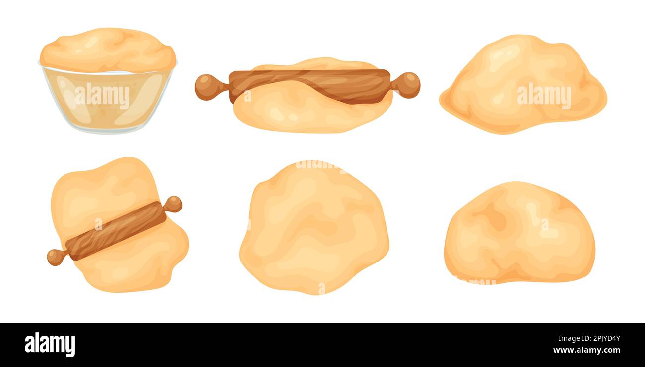 Sourdough dough Stock Vector Images - Alamy
