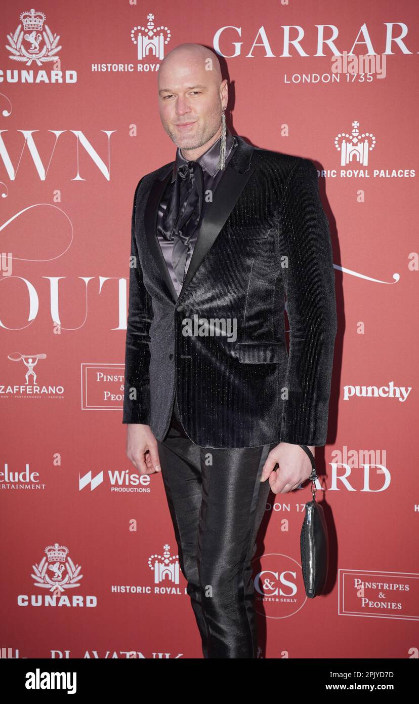 Zachary James arriving for the launch of the Crown to Couture fashion ...