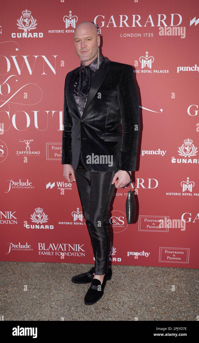 Zachary James arriving for the launch of the Crown to Couture fashion ...