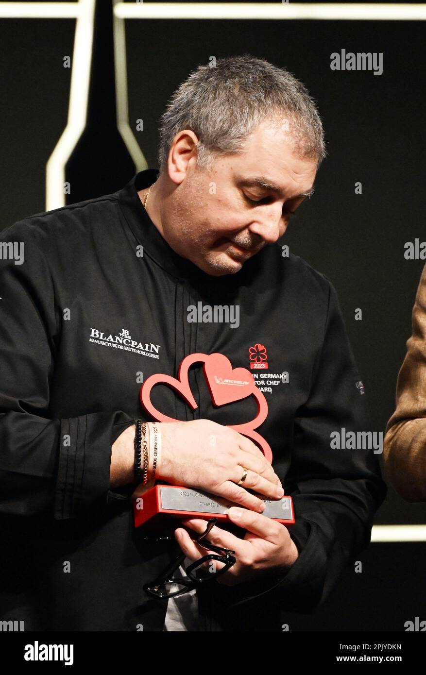 Karlsruhe, Germany. 04th Apr, 2023. Christian Bau from the three-star ...