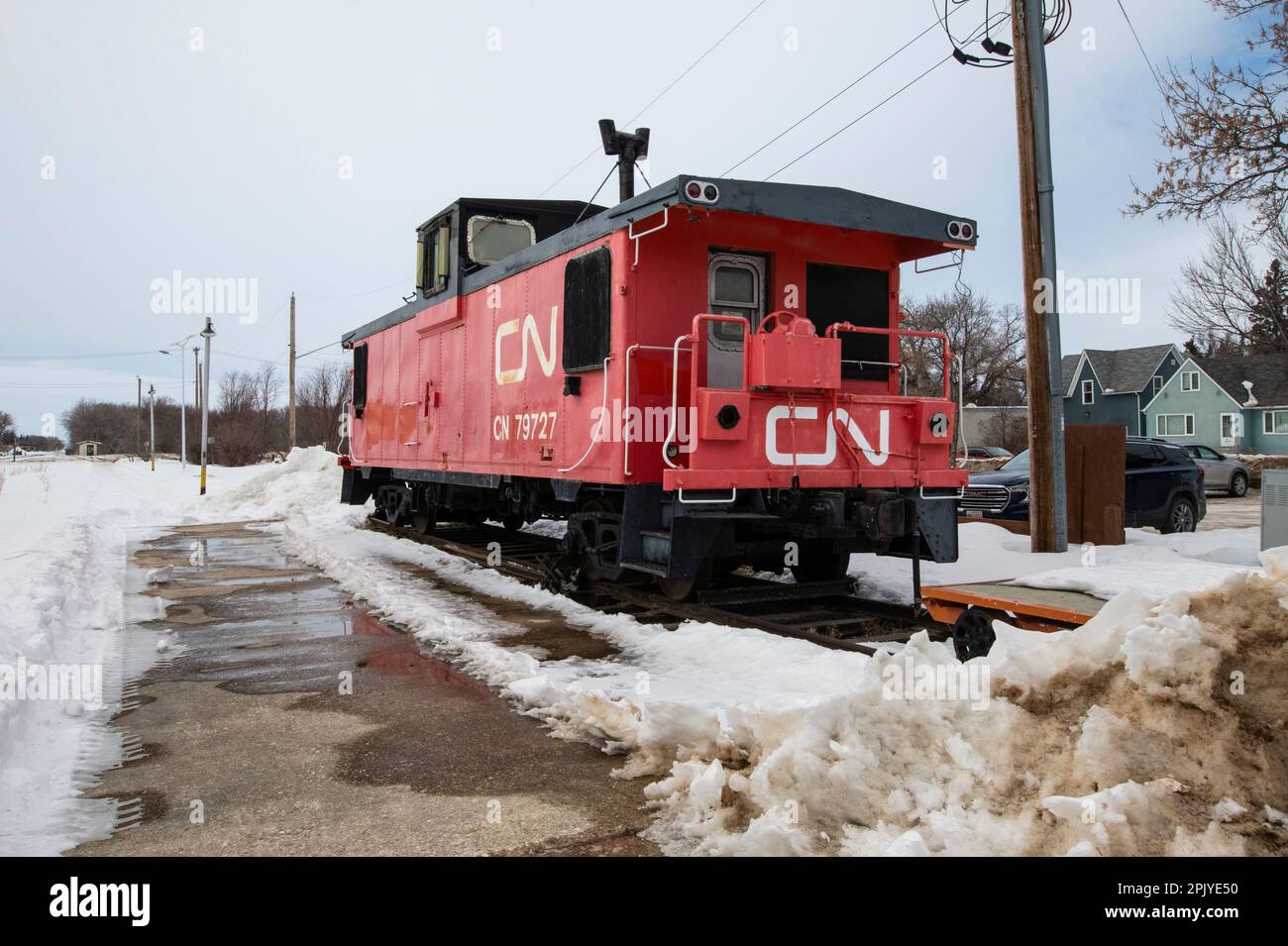 CN train at Dauphin Station in Manitoba, Canada Stock Photo - Alamy
